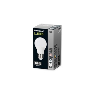 Integral LED | GLS BULB E27 470LM 4W 4000K NON-DIMM 240 BEAM FROSTED ...