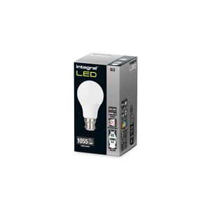 Integral LED | GLS BULB B22 1055LM 8W 4000K NON-DIMM 240 BEAM FROSTED INTEGRAL