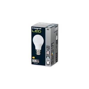 Integral LED | GLS BULB B22 806LM 7W 4000K NON-DIMM 240 BEAM FROSTED ...