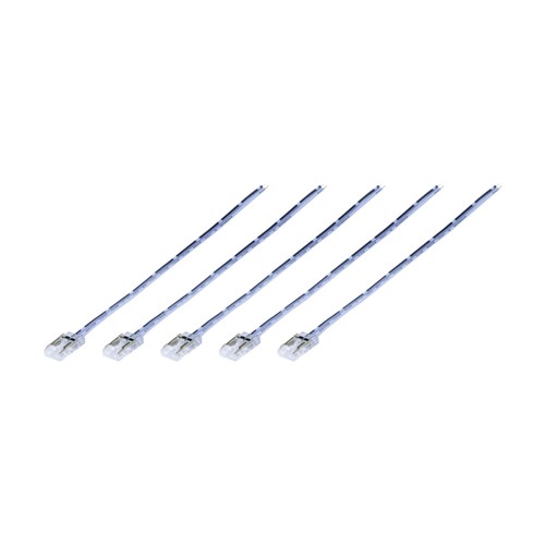 Integral LED | CONNECTOR TO 150MM WIRE 5PACK FOR 8MM IP20 SINGLE COLOUR ...