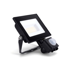 Integral LED | COMPACT SLIM FLOODLIGHT PIR 20W 2000LM 4000K 120 BEAM 100LM/W IP65 IK08 INTEGRAL ...