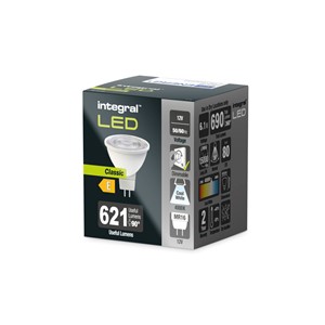 Integral LED | CLASSIC MR16 BULB GU5.3 690LM 6.1W 4000K DIMMABLE 36 ...