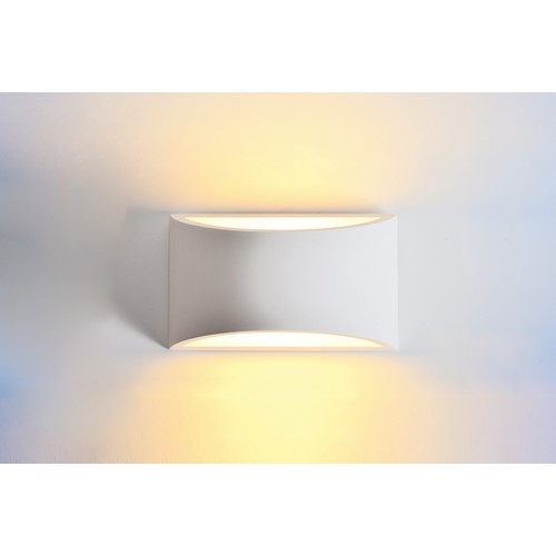 Integral LED | GALATSI INDOOR DECORATIVE PLASTER WALL LIGHT IP20 FOR 1 ...
